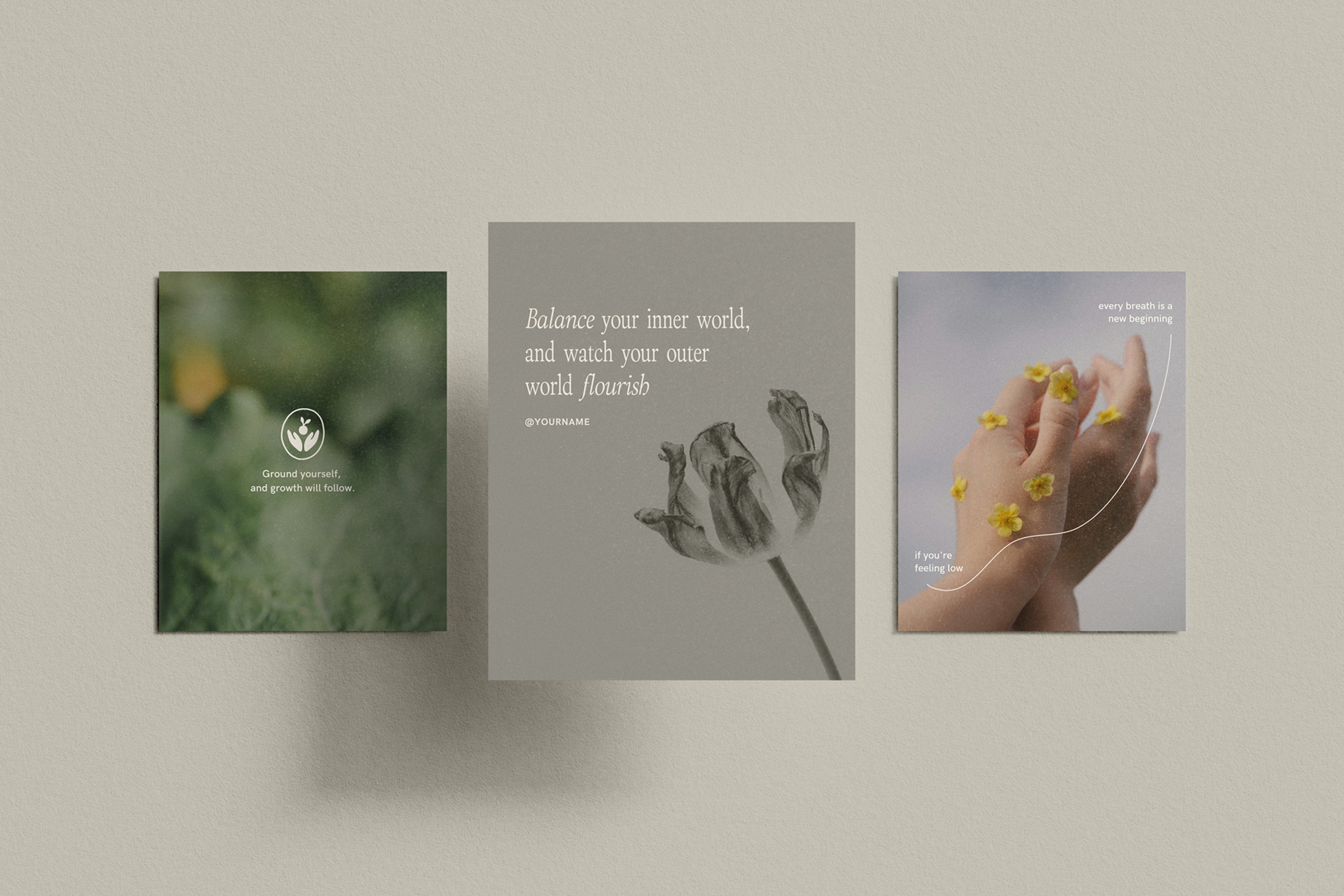 Holistic Wellness Social Media Templates – Willoe Studio