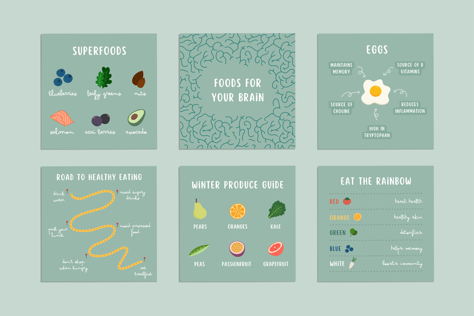 Nutrition Social Pack – Willoe Studio