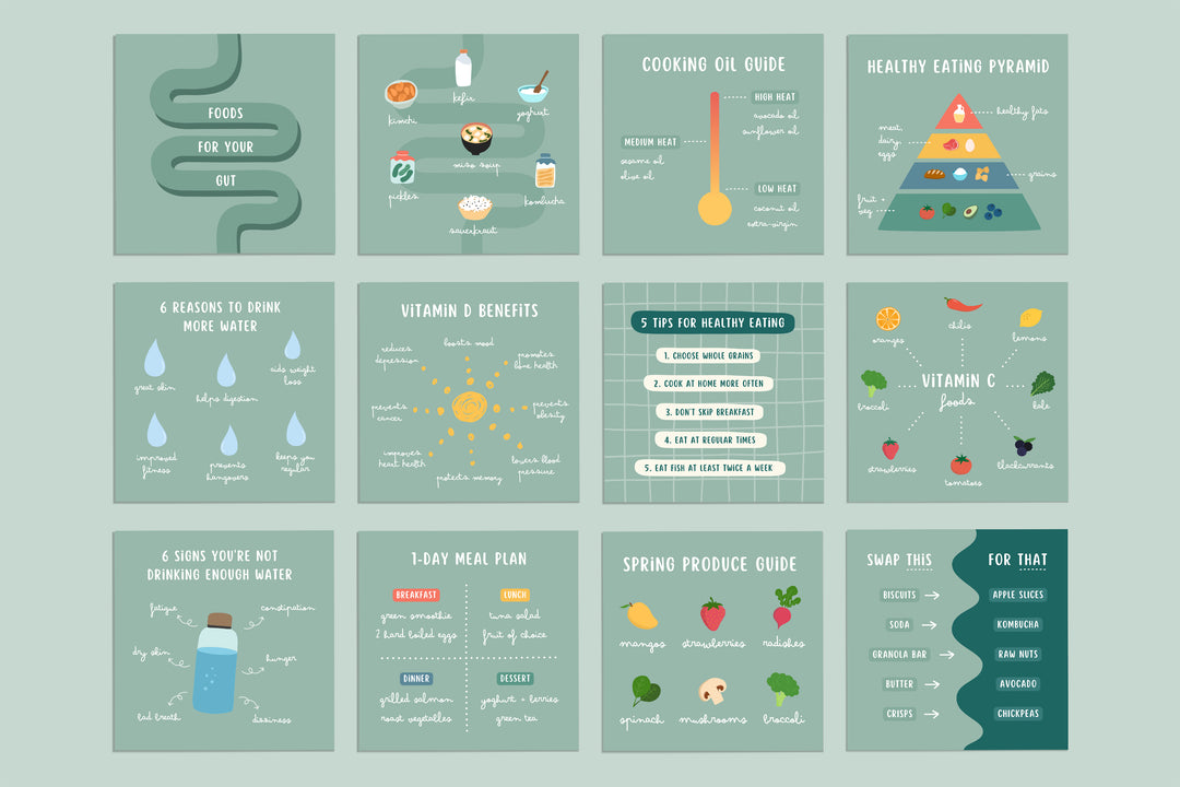 Nutrition Social Pack – Willoe Studio