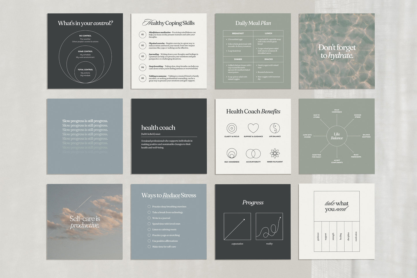 Canva Templates for Health Coaches | Willoe Studio