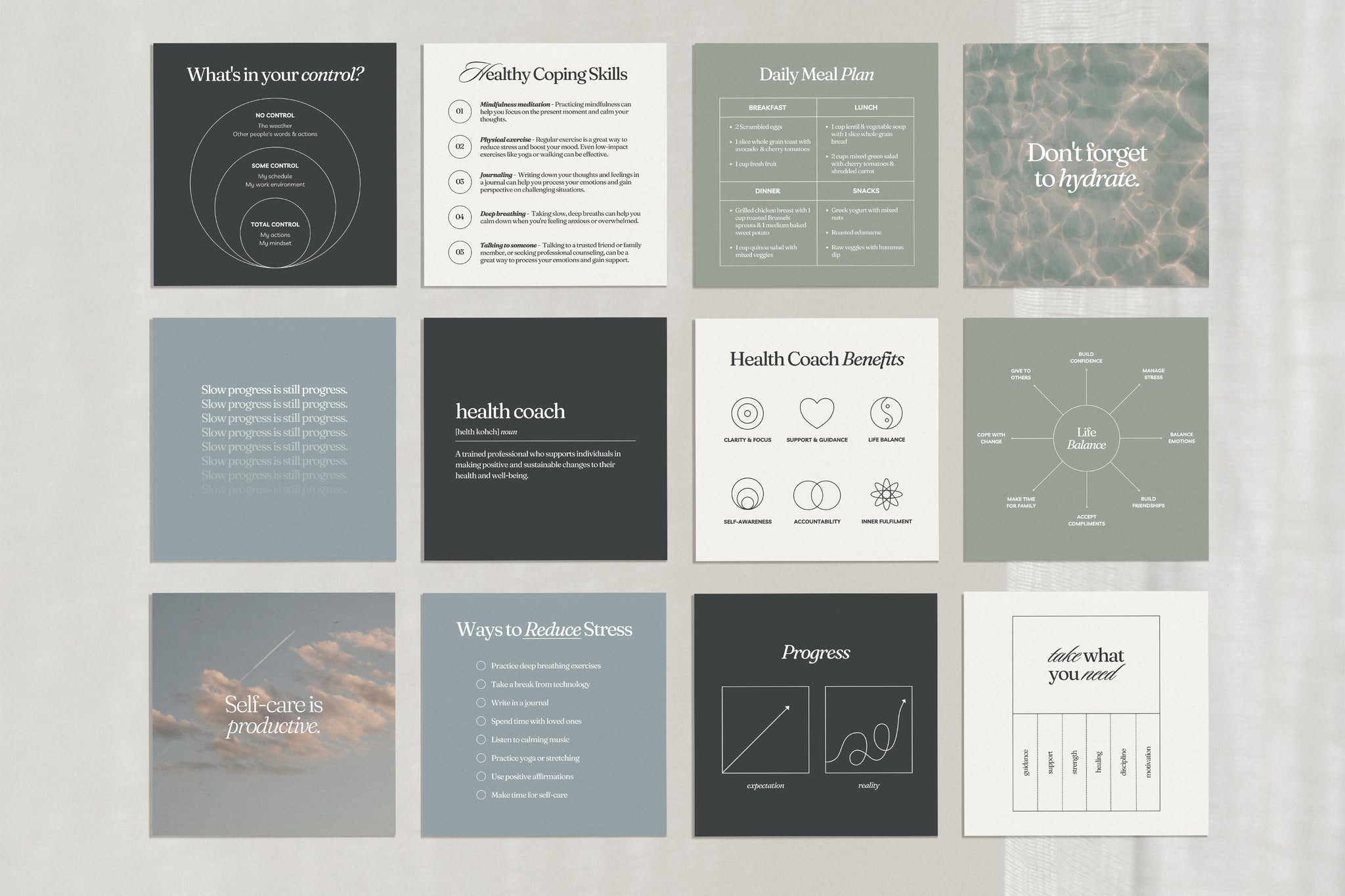 Canva Templates for Health Coaches | Willoe Studio