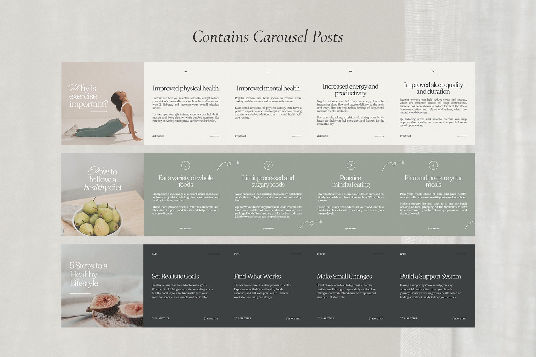 Canva Templates for Health Coaches | Willoe Studio