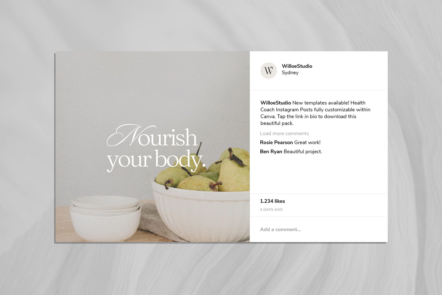 Health Coach | Holistic Coach | Wellness Coach | Social Media Templates ...