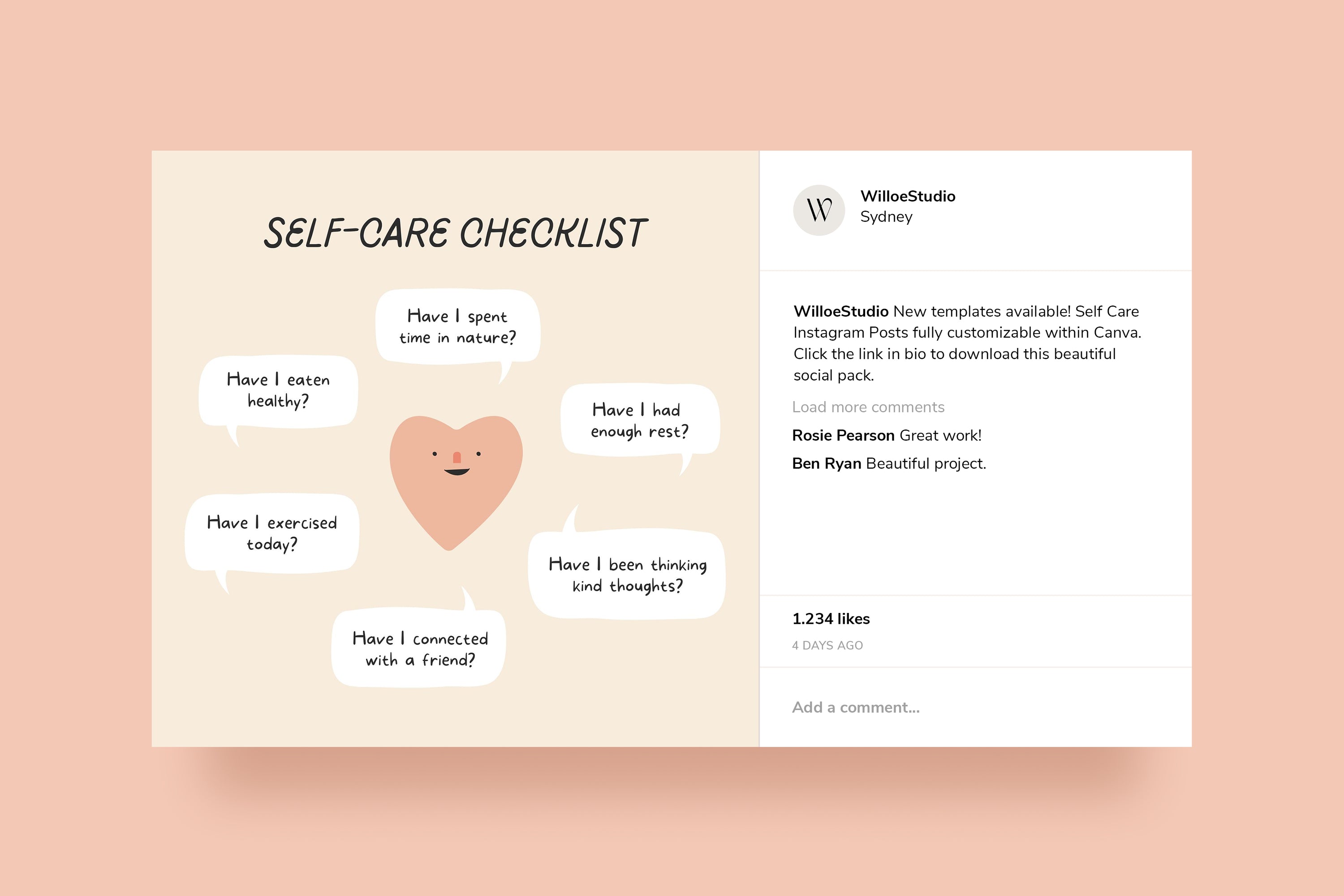 Self-Care Templates – Willoe Studio