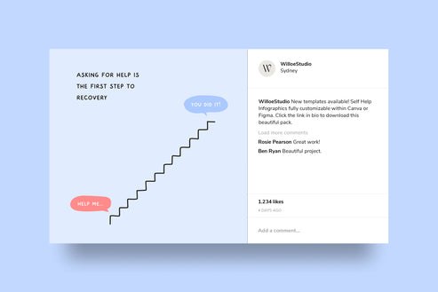 Self Help Infographics – Willoe Studio