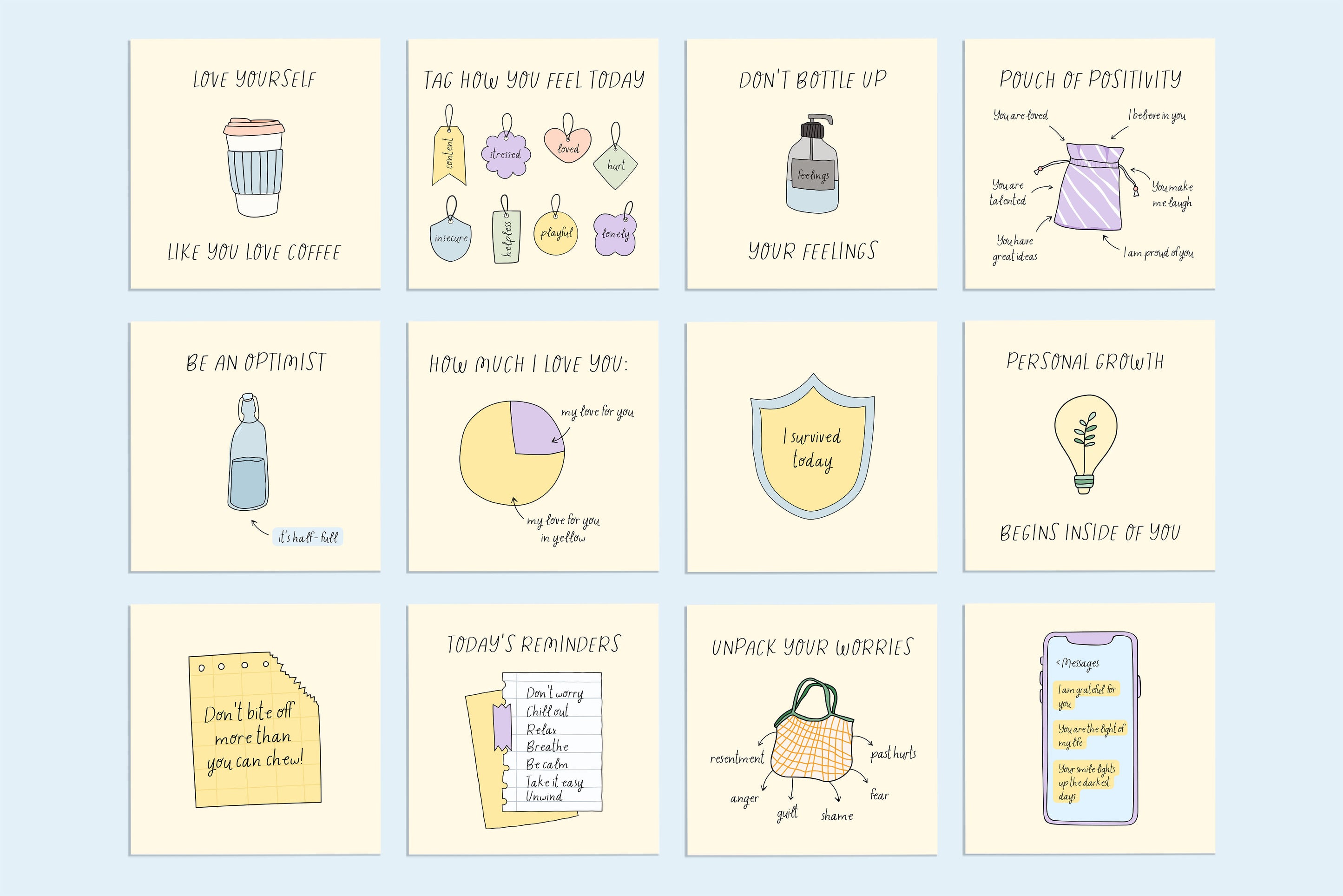 Self Love Social Pack – Willoe Studio