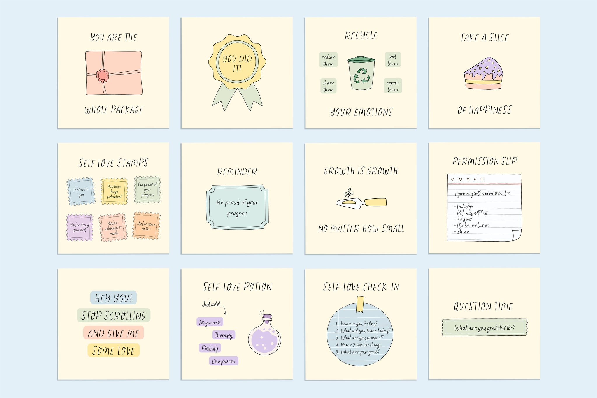 Self Love Social Pack – Willoe Studio